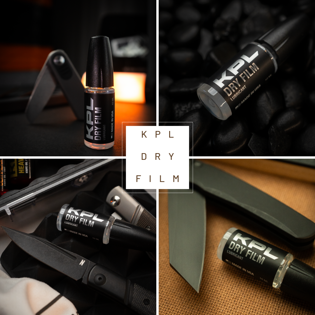 KPL Dry Film: High Performance Lubrication With No Mess – Knife Pivot Lube
