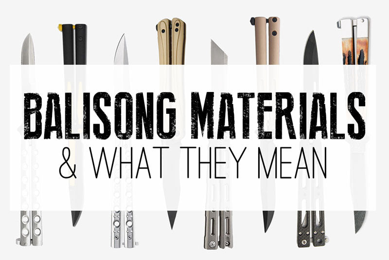 Common Balisong Materials and What They Mean – Knife Pivot Lube